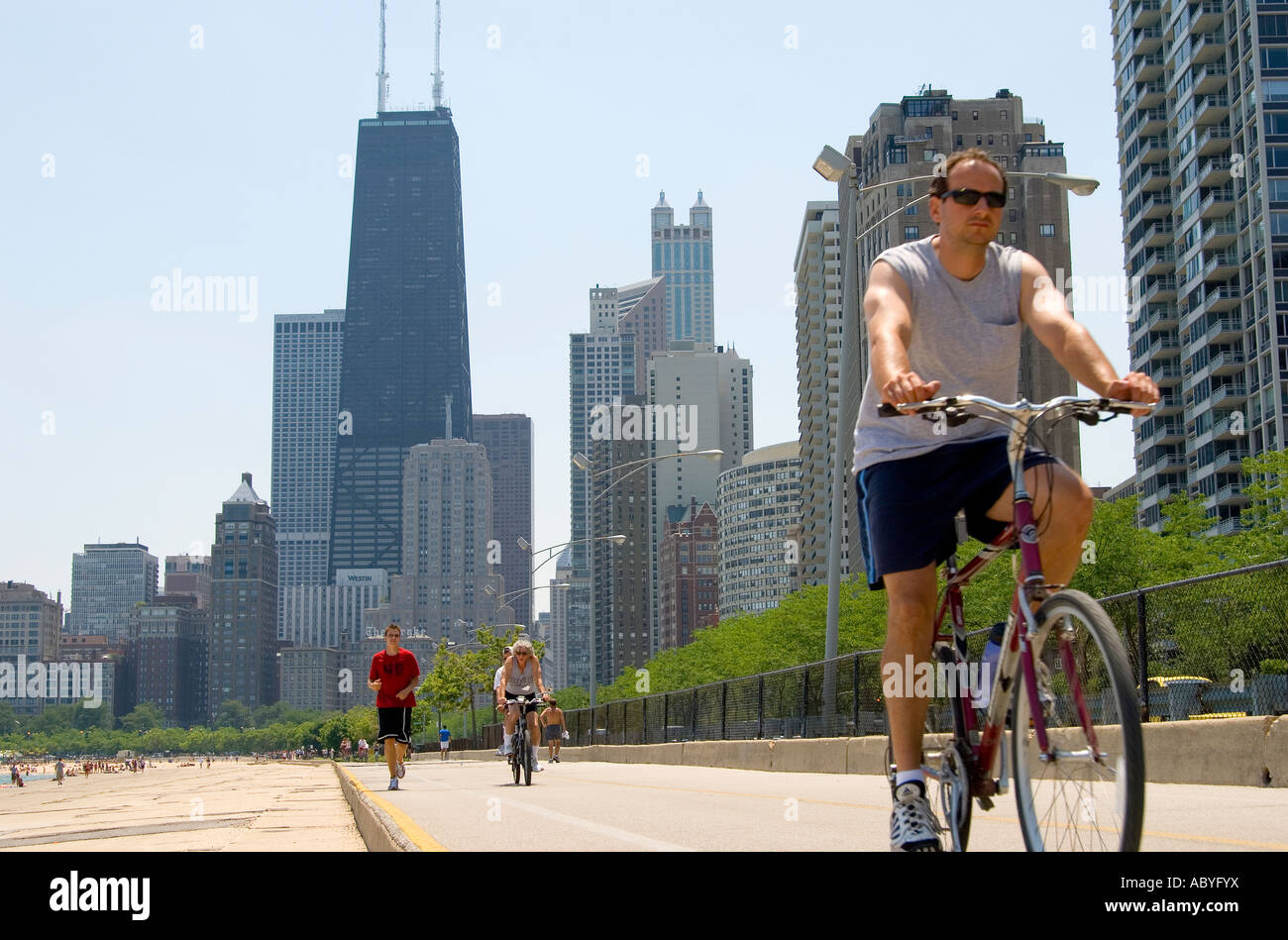 Urban Exercise Path Stock Photo - Alamy