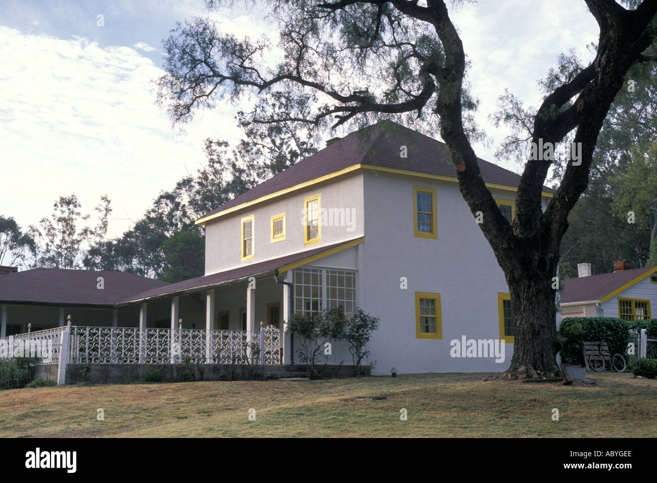 Main Ranch house Santa Cruz Island Channel Islands California Stock ...