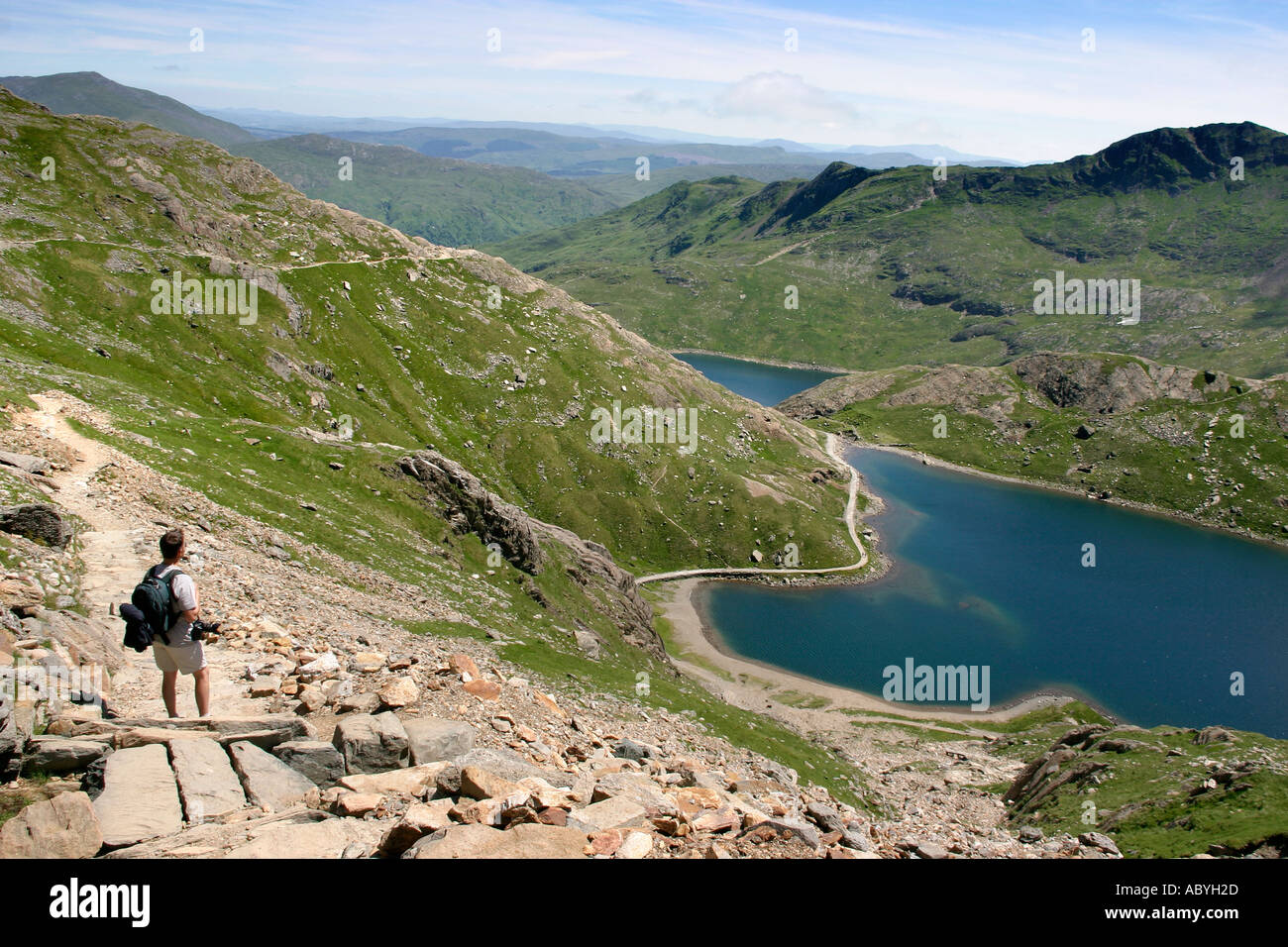 Hiking in Snowdonia Stock Photo - Alamy