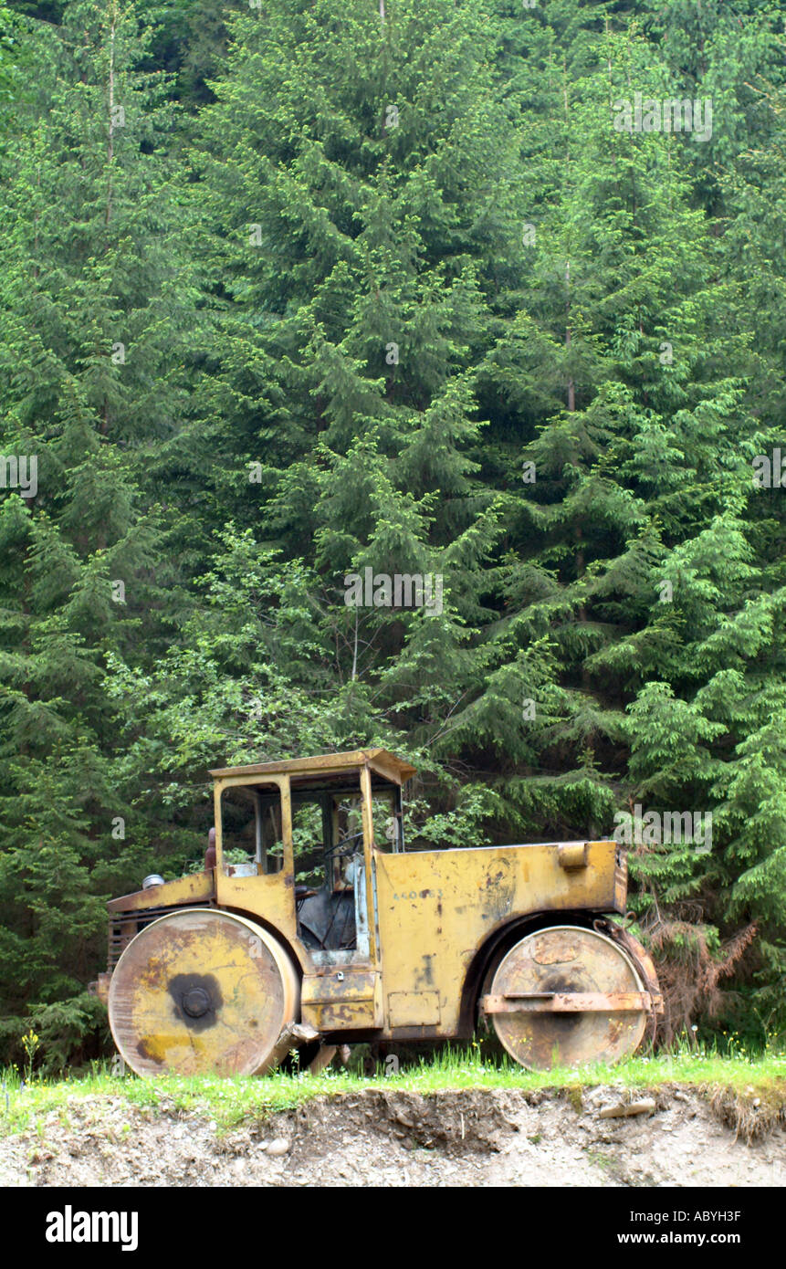Tarcau valley area with very old forest now face agresive deforestation ...