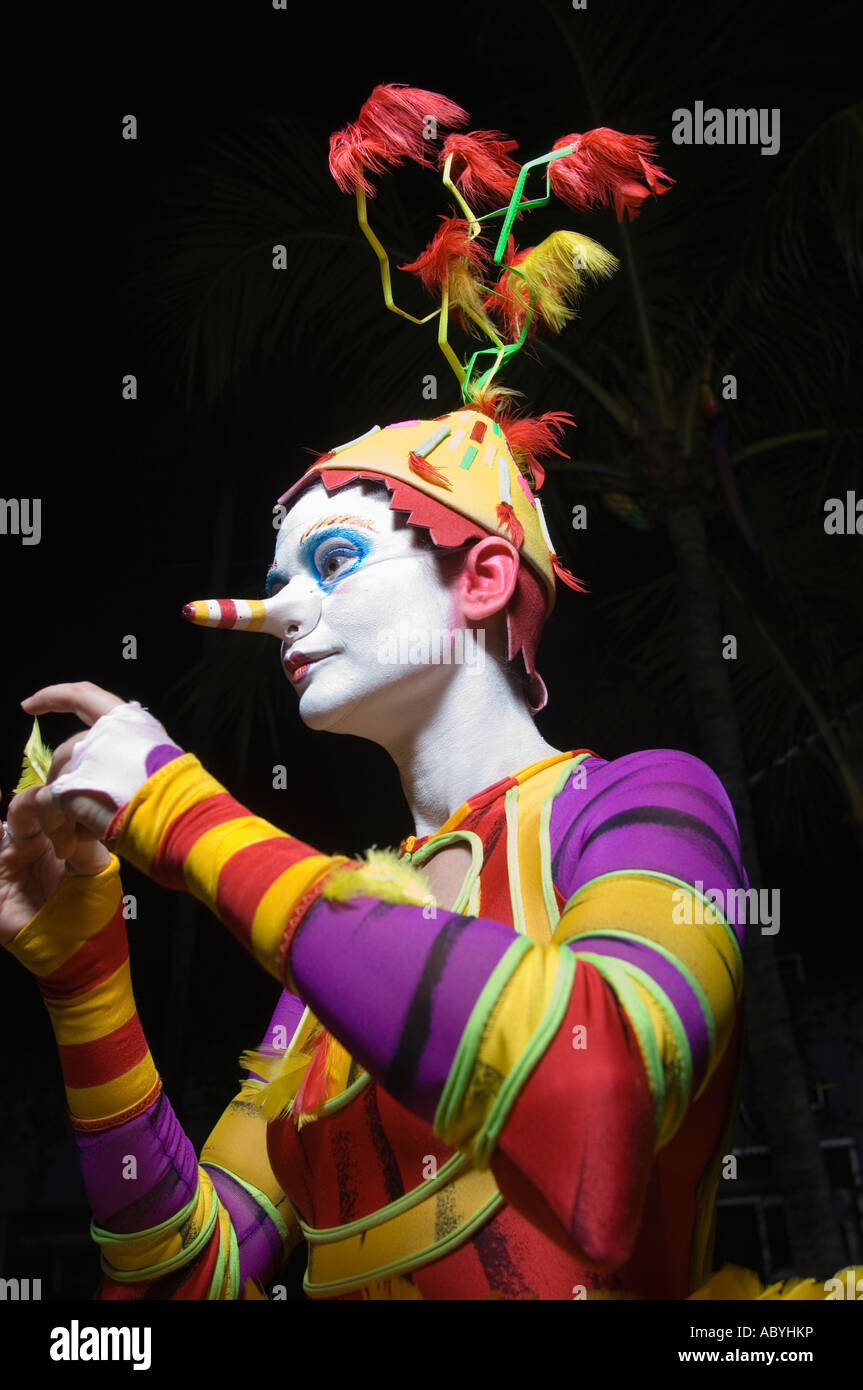 circus clown entertaining audience Stock Photo - Alamy