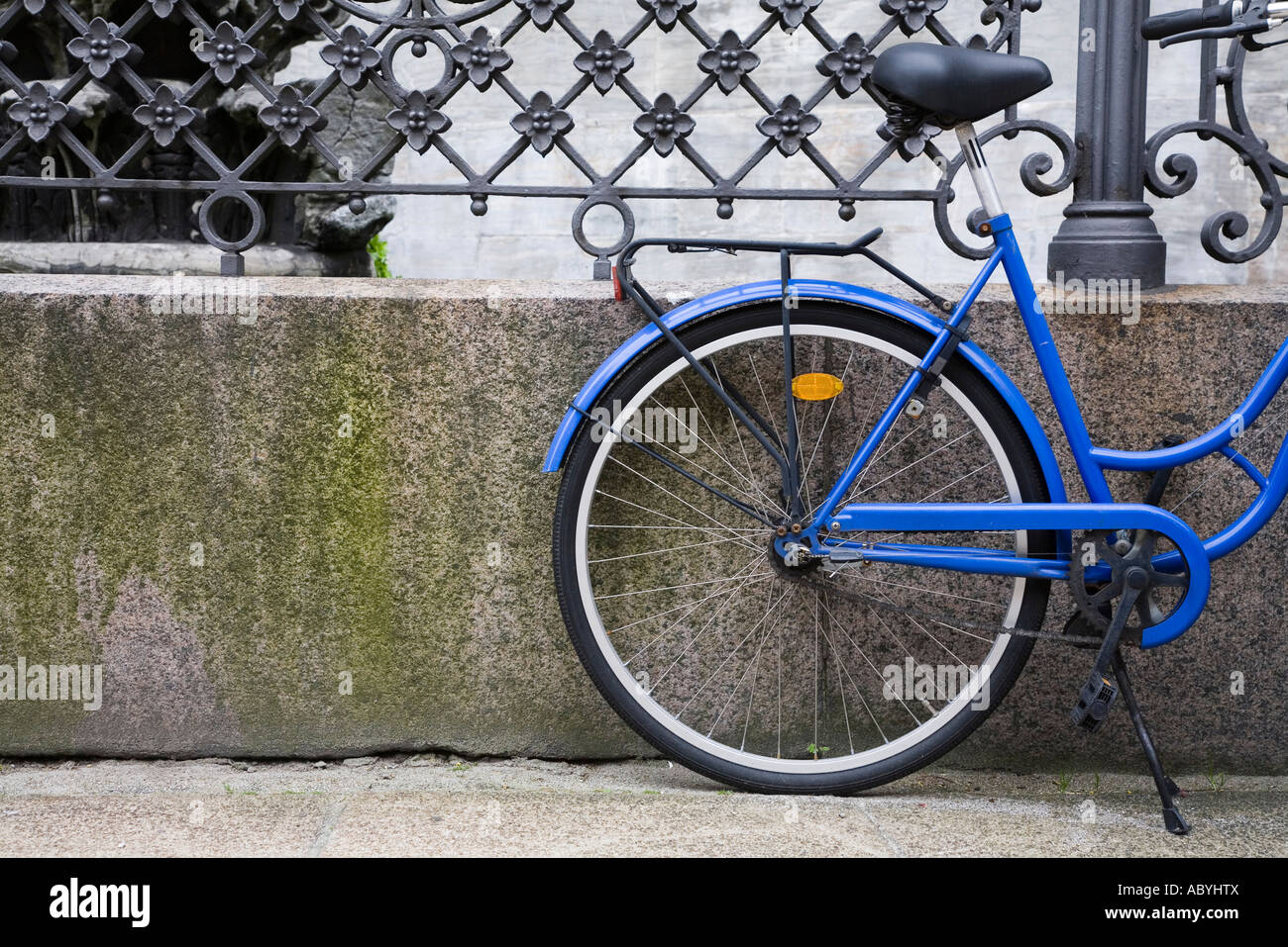 Vivid blue railings hi-res stock photography and images - Alamy