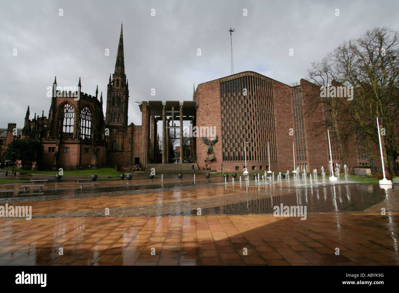 Coventry cathedral angel hi-res stock photography and images - Alamy
