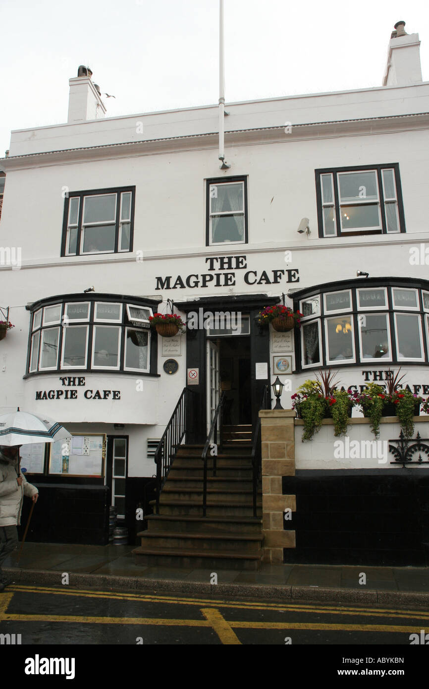 The Magpie Cafe Whitby North Yorkshire Stock Photo - Alamy