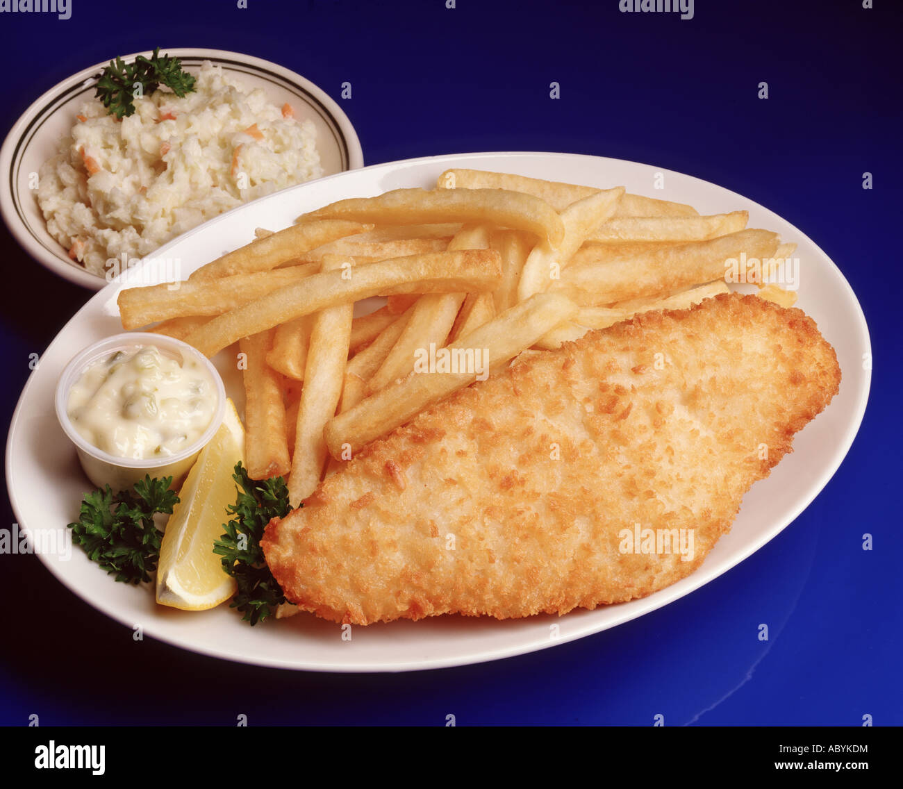 Fried Fish And Fries Plate