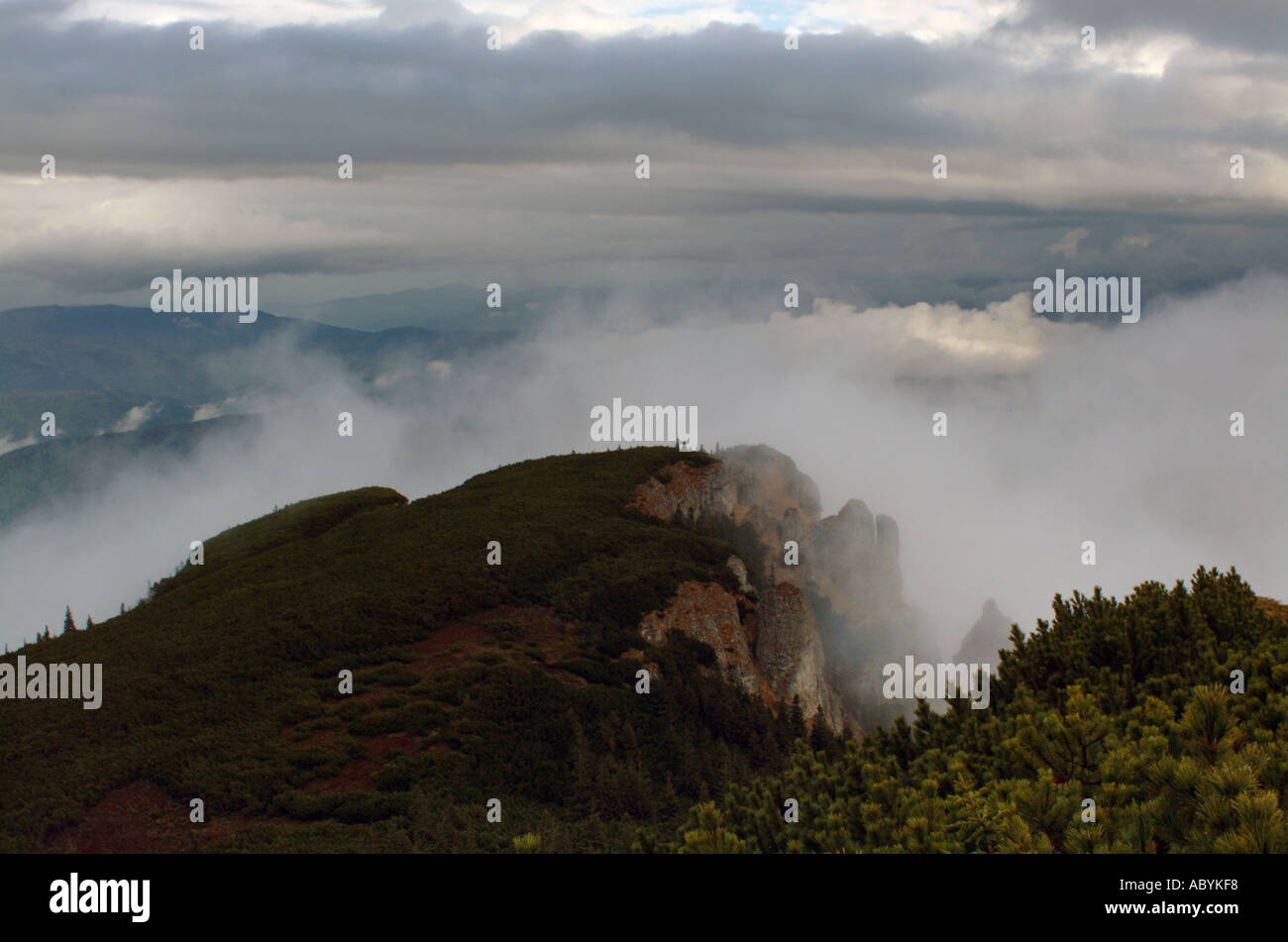 National Park Ceahlau Carpathian Mountain Dracula Land NE side of ...