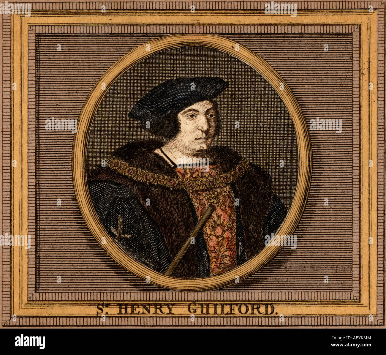 Sir Henry Guilford Captain of the Yeomen of the Guard 1514-1520 Stock ...
