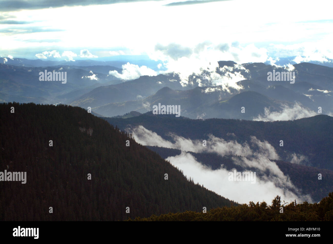 National Park Ceahlau Carpathian Mountain Dracula Land NE side of ...