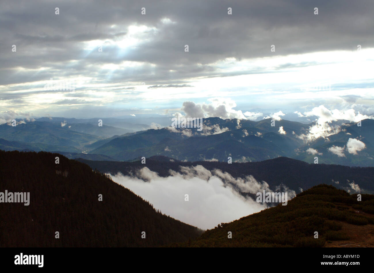 National Park Ceahlau Carpathian Mountain Dracula Land NE side of ...