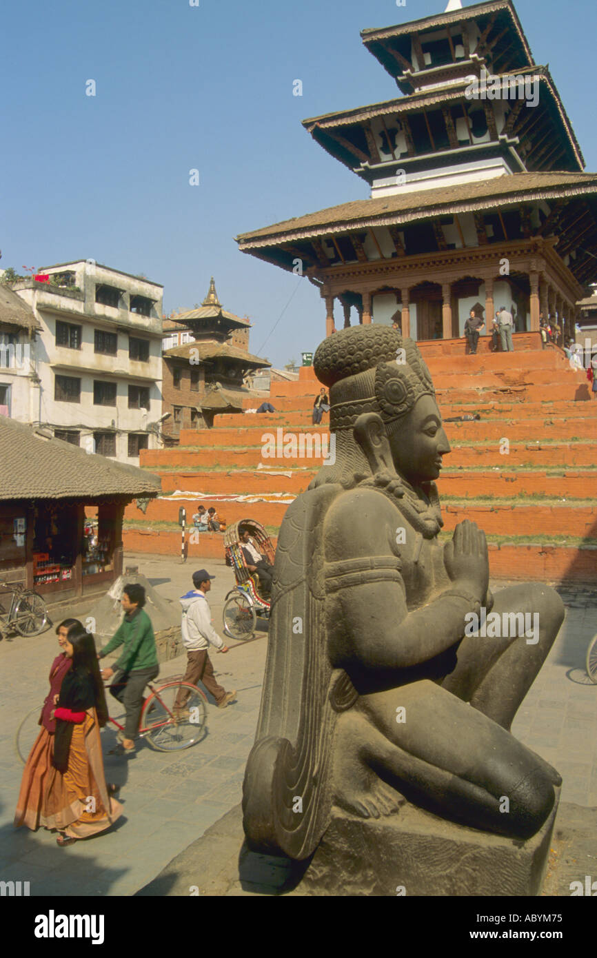 Nepal Kathmandu Garuda statue Stock Photo - Alamy