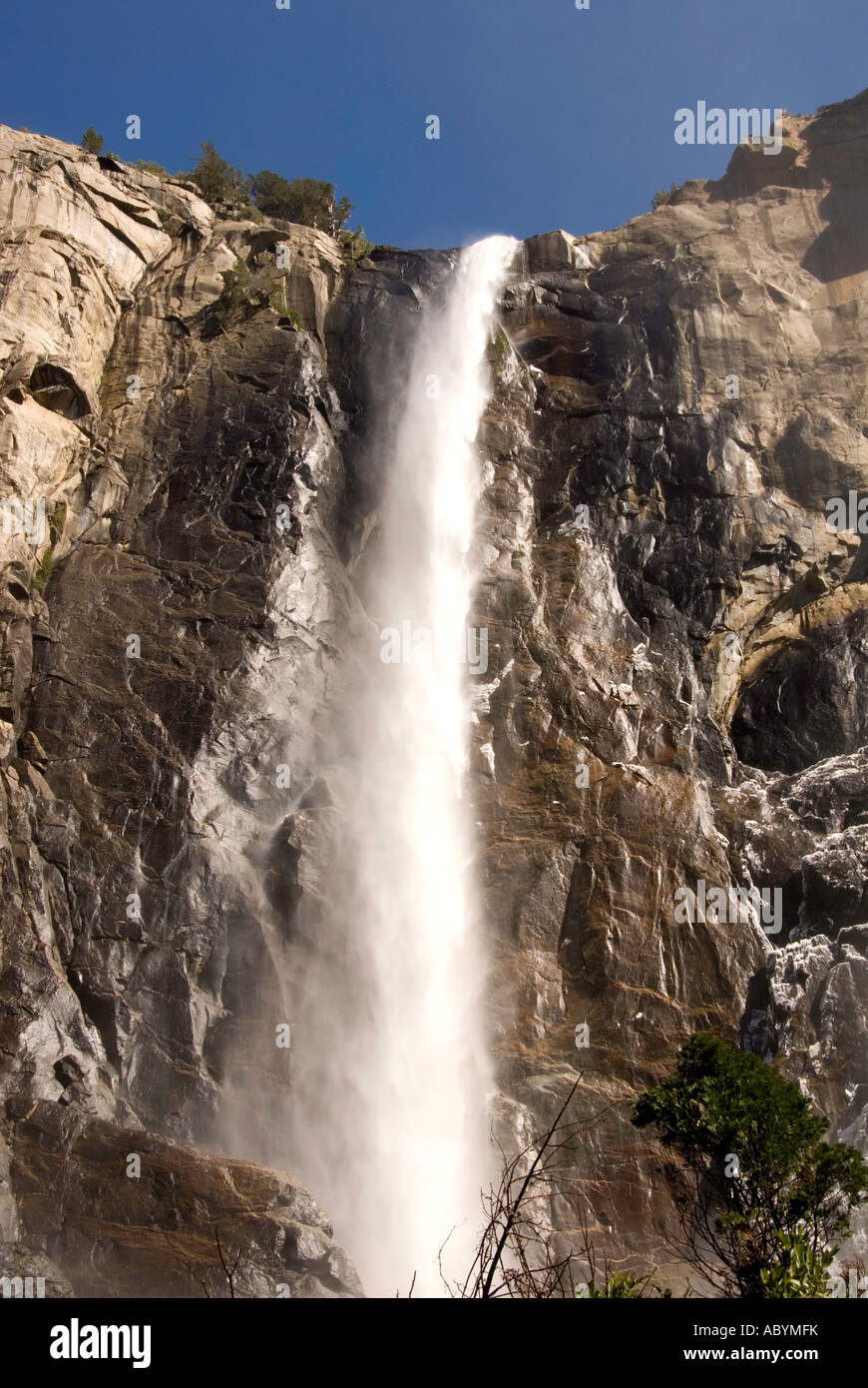 California Yosemite National Park Bridal Veil Falls Stock Photo - Alamy