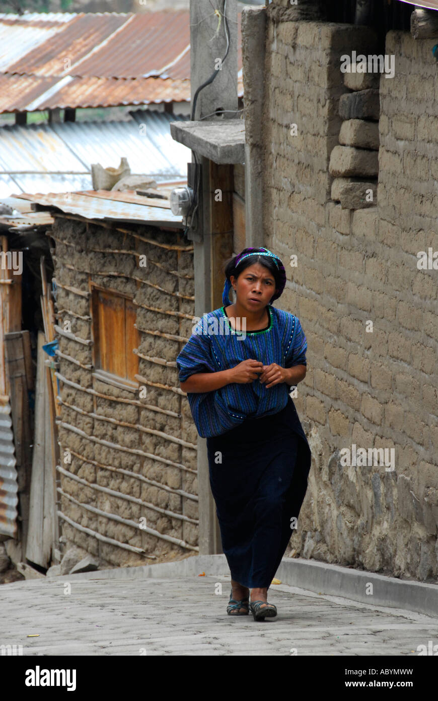 Native american indian woman walk hi-res stock photography and images ...