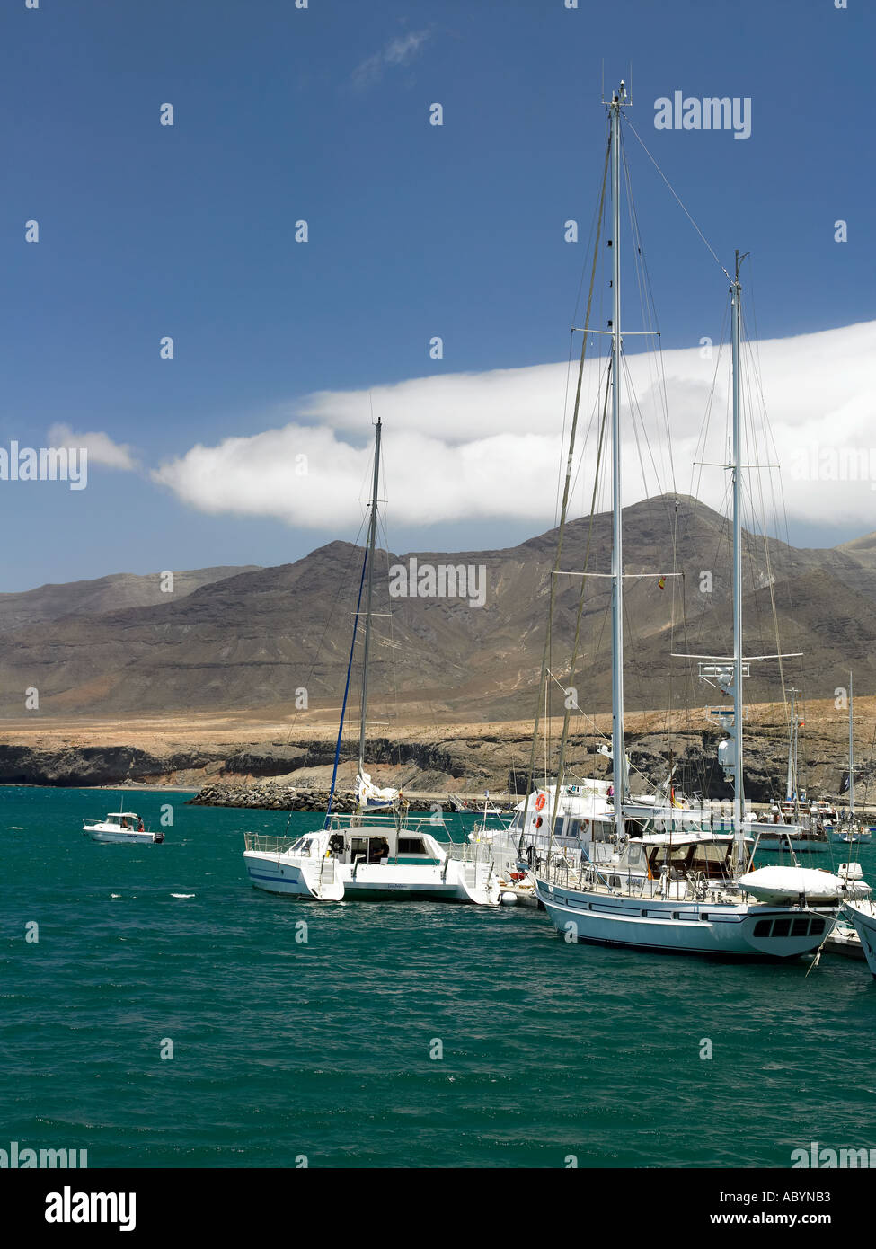 Morro Del Jable on the island of Fuerteventura in the Canary Islands ...