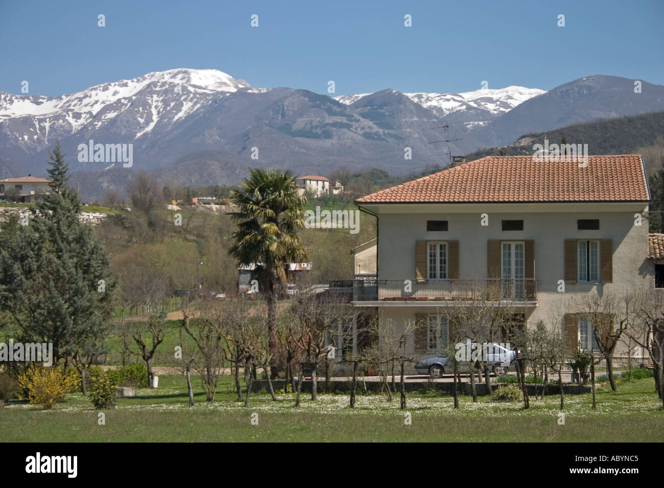 Rural view in Italy Stock Photo - Alamy