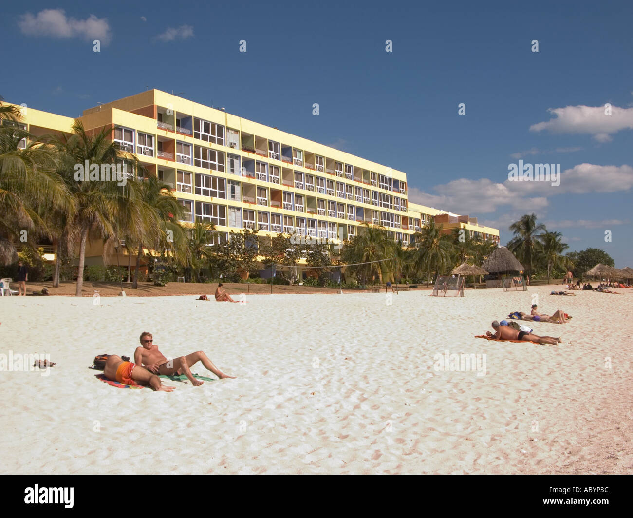 the beach at playa ancon cuba Stock Photo - Alamy