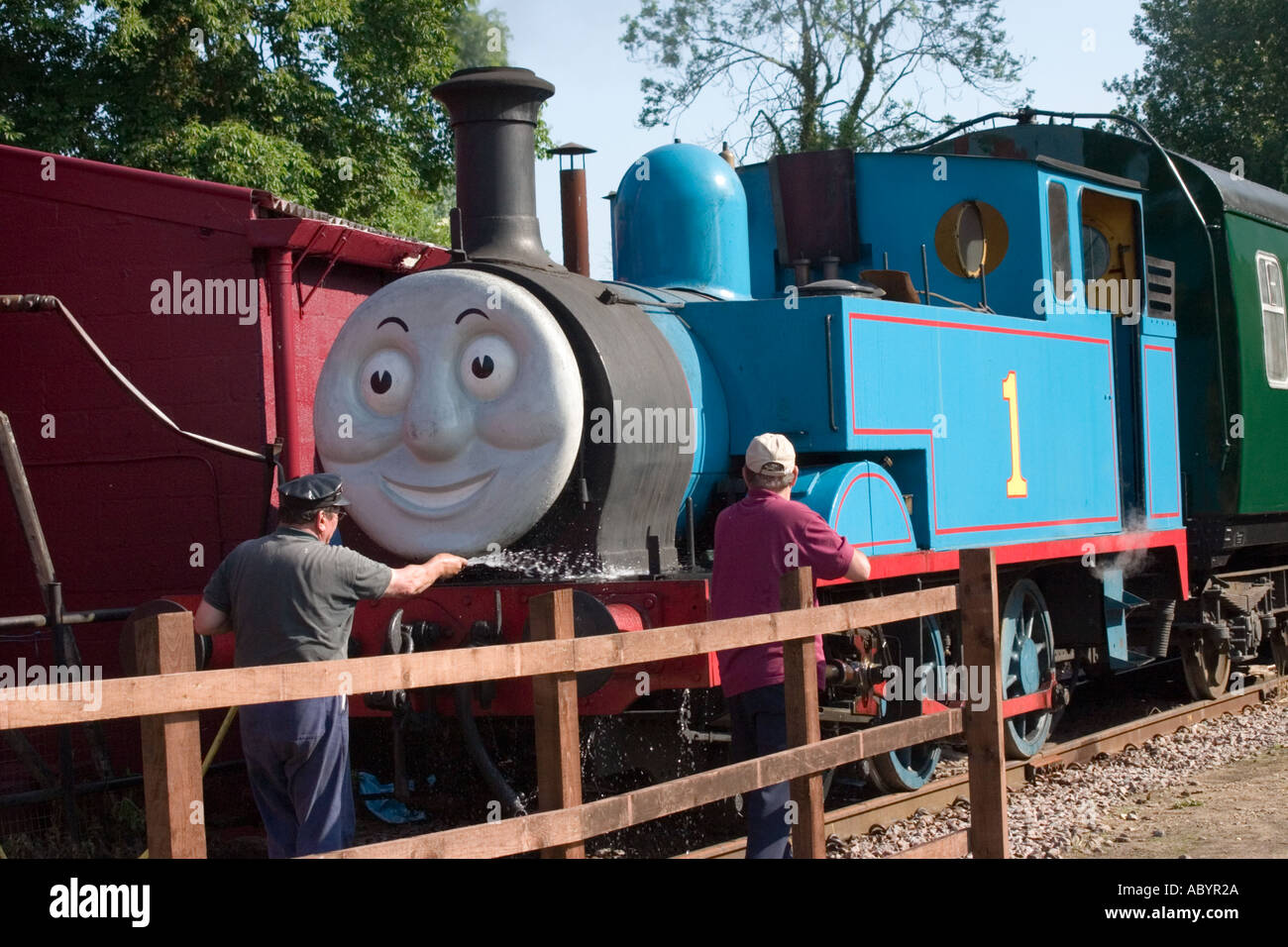 Thomas the Tank Engine at Bressingham near Diss Norfolk Stock Photo - Alamy
