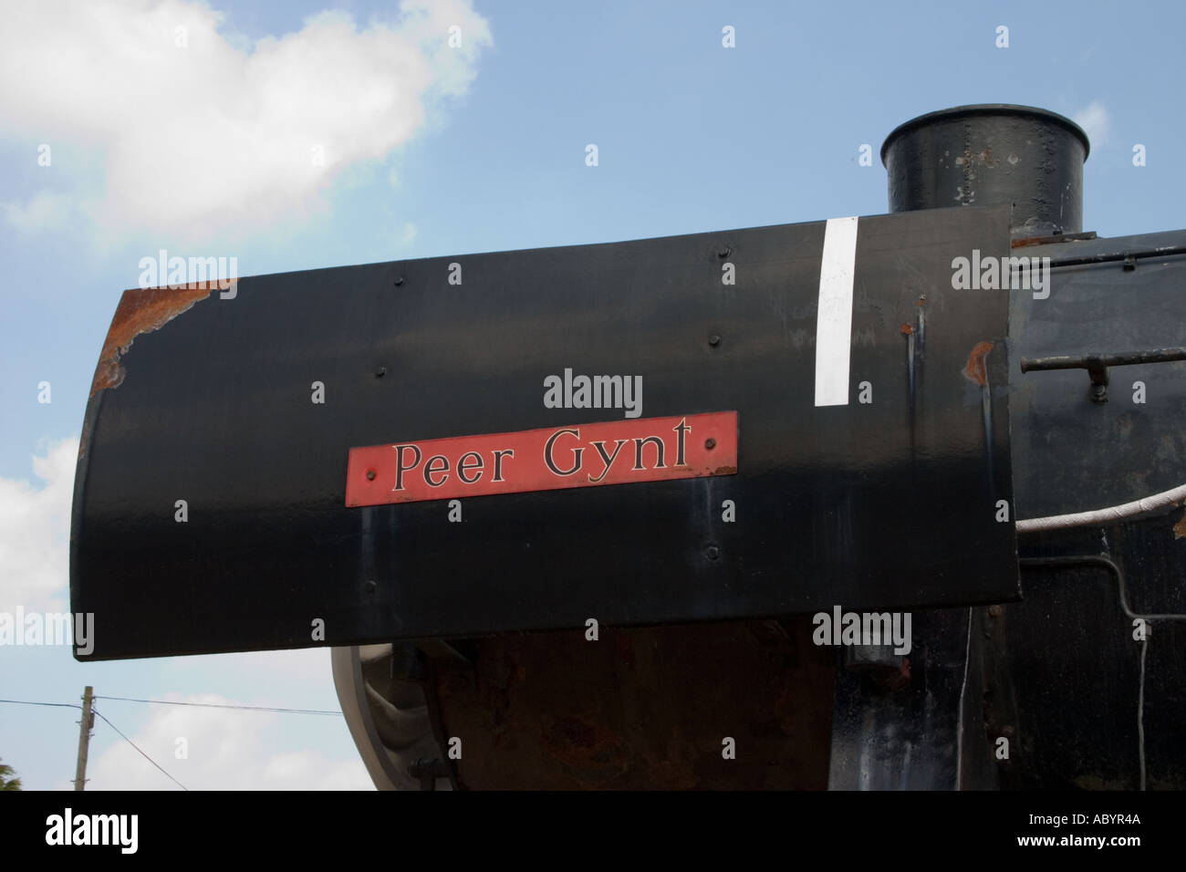 Detail of the German Kriegslok Class 52 Steam engine Peer Gynt No 5865 ...