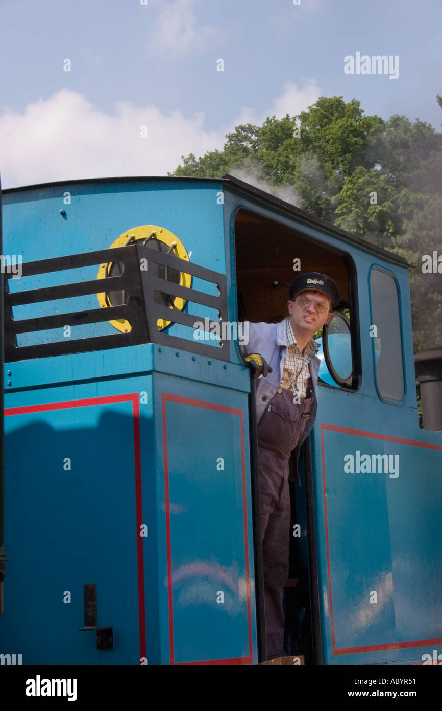 Thomas the Tank Engine Driver at the Thomas Day at Bressingham Gardens ...