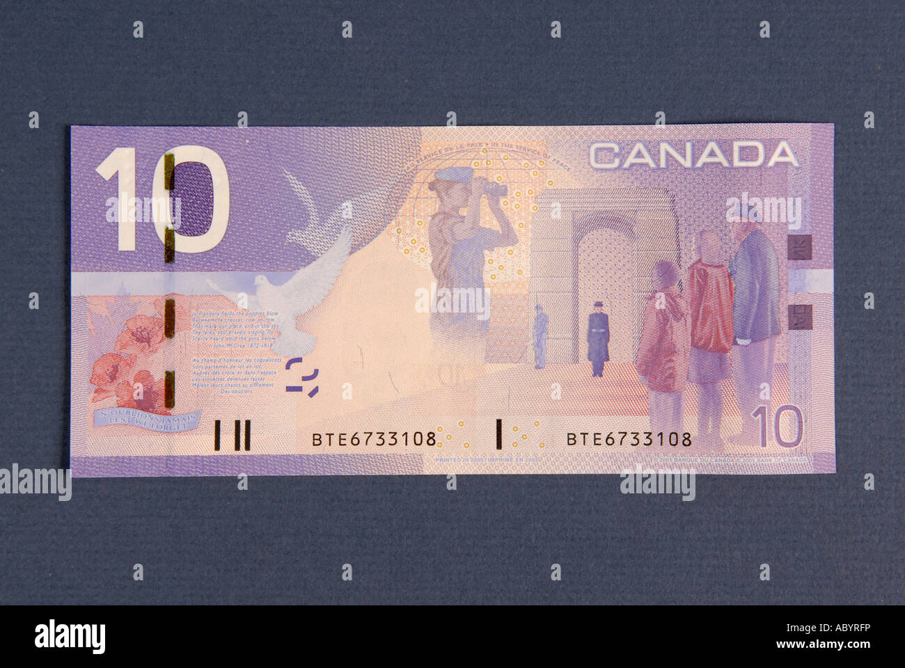 Canadian Canada cash money Stock Photo - Alamy