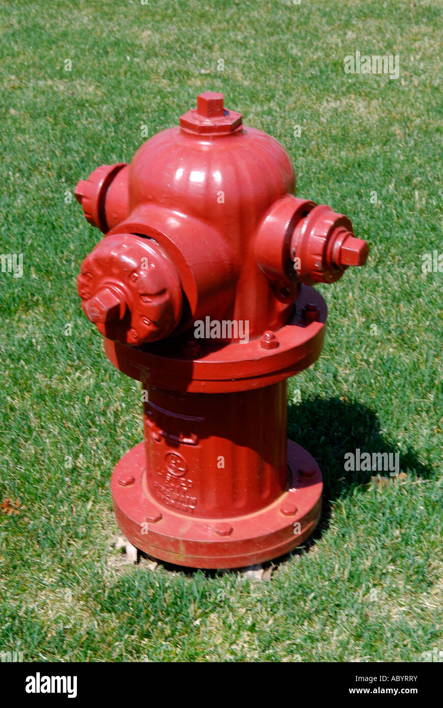 Red Fire hydrant Stock Photo - Alamy