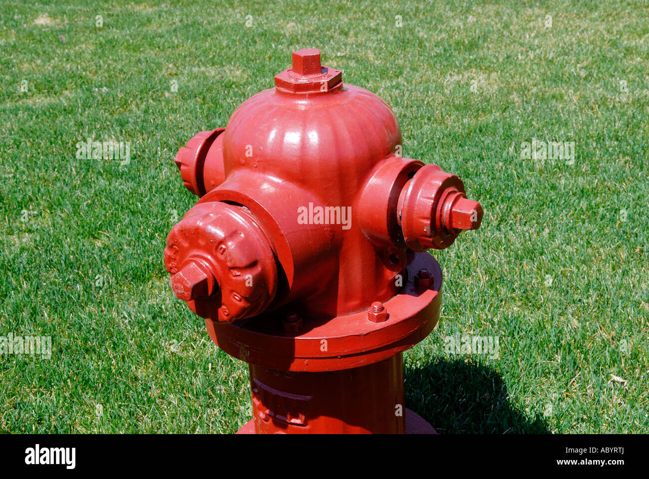 Red Fire hydrant Stock Photo - Alamy