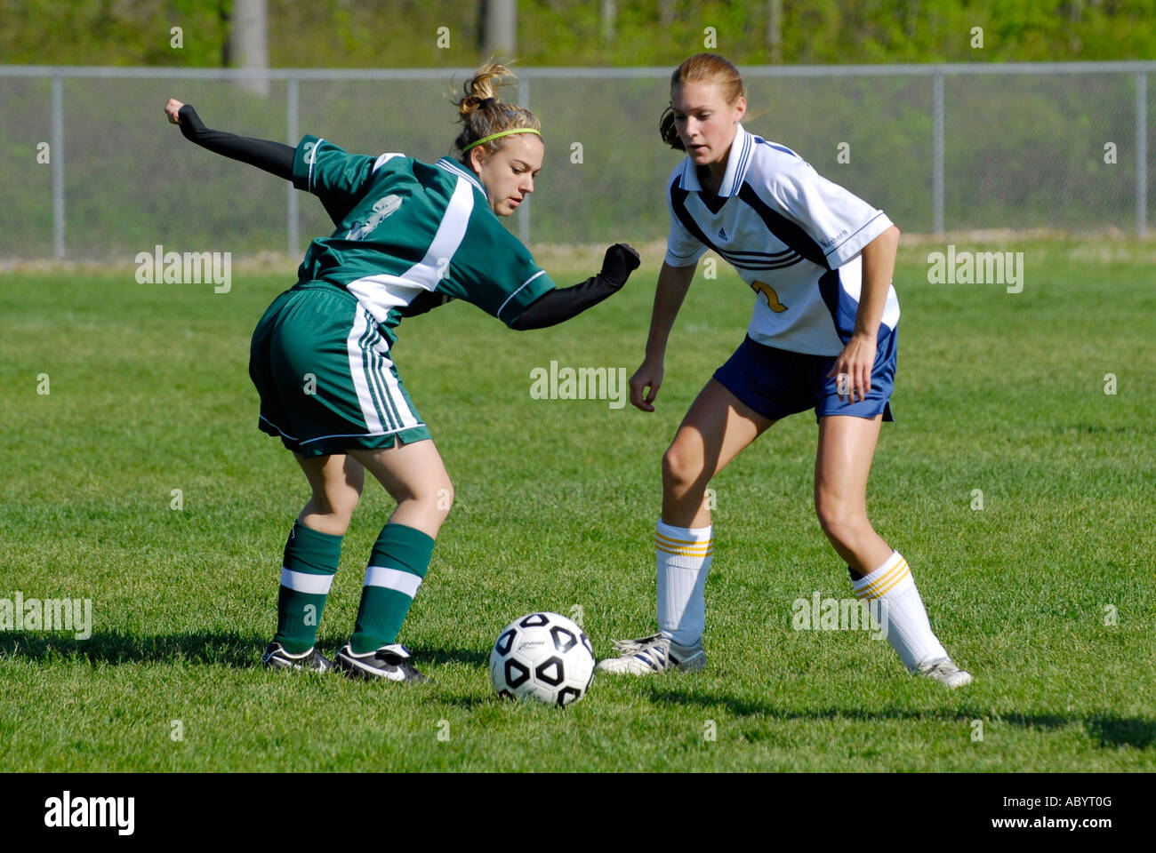 Girls soccer goal hi-res stock photography and images - Alamy