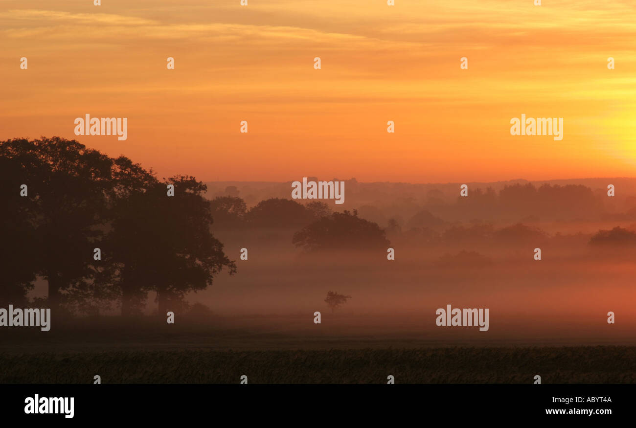 England uk sunrise fields hi-res stock photography and images - Alamy