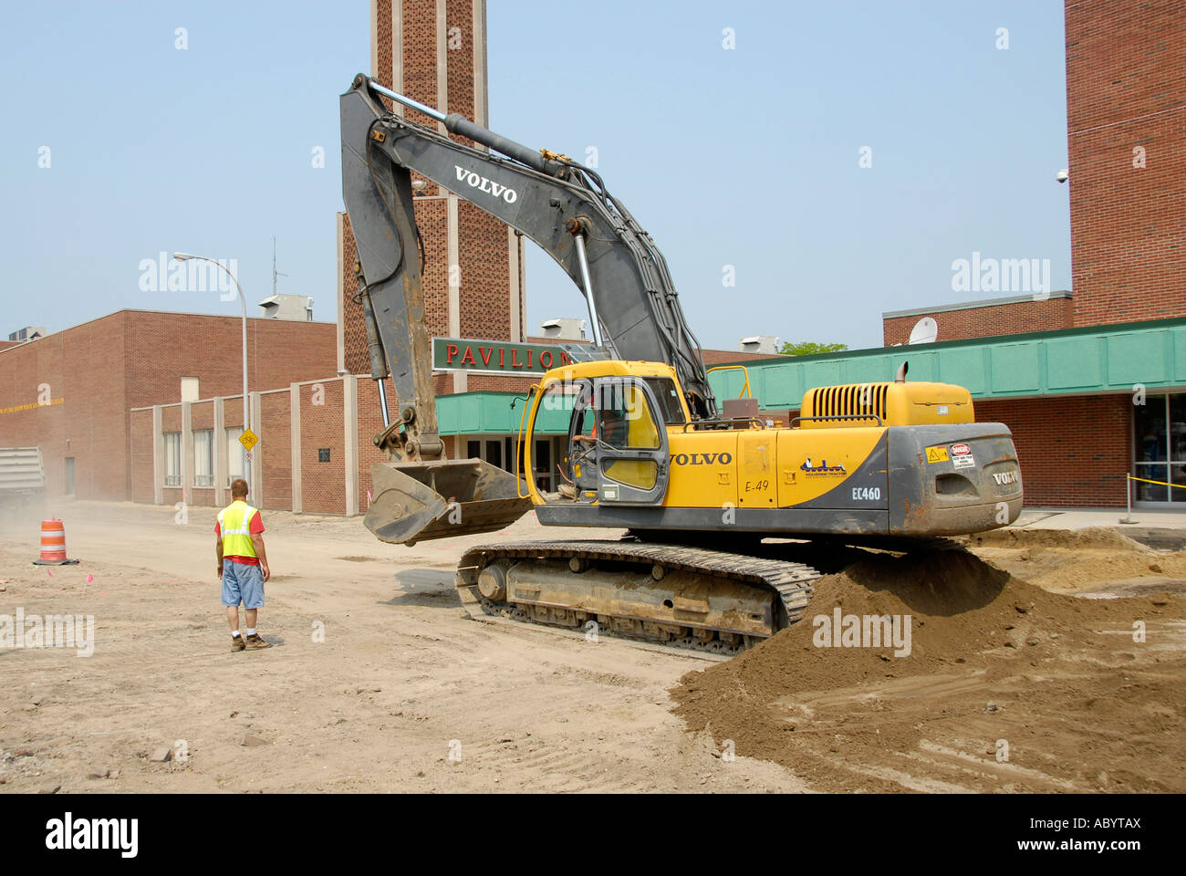 large industrial excavator steam shovel road making machinery and ...
