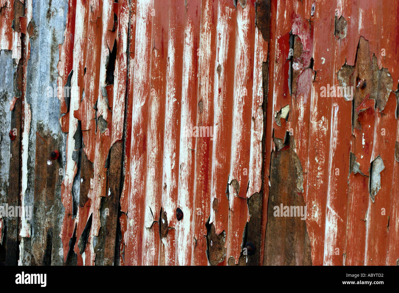 Rusty corrugated roof Stock Photo - Alamy