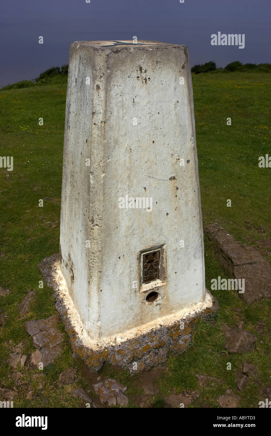 Ordinance survey trig point sand point weston super mare somerset ...