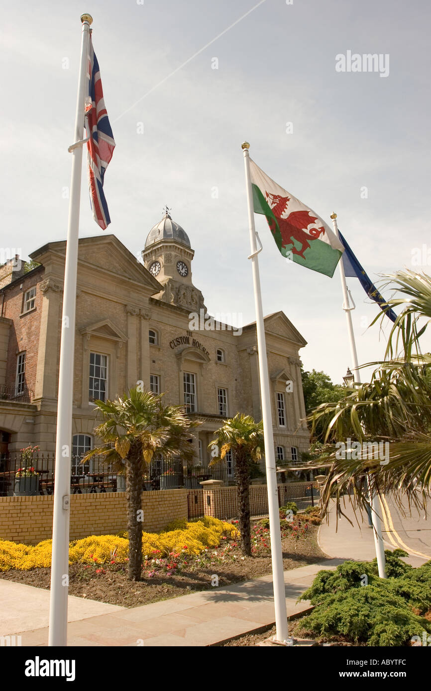 Wales Glamorgan Penarth restored Custom House Building now a restaurant ...
