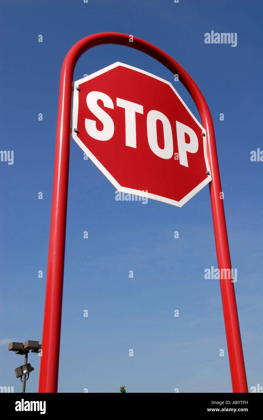 Red Stop Sigh Stock Photo - Alamy