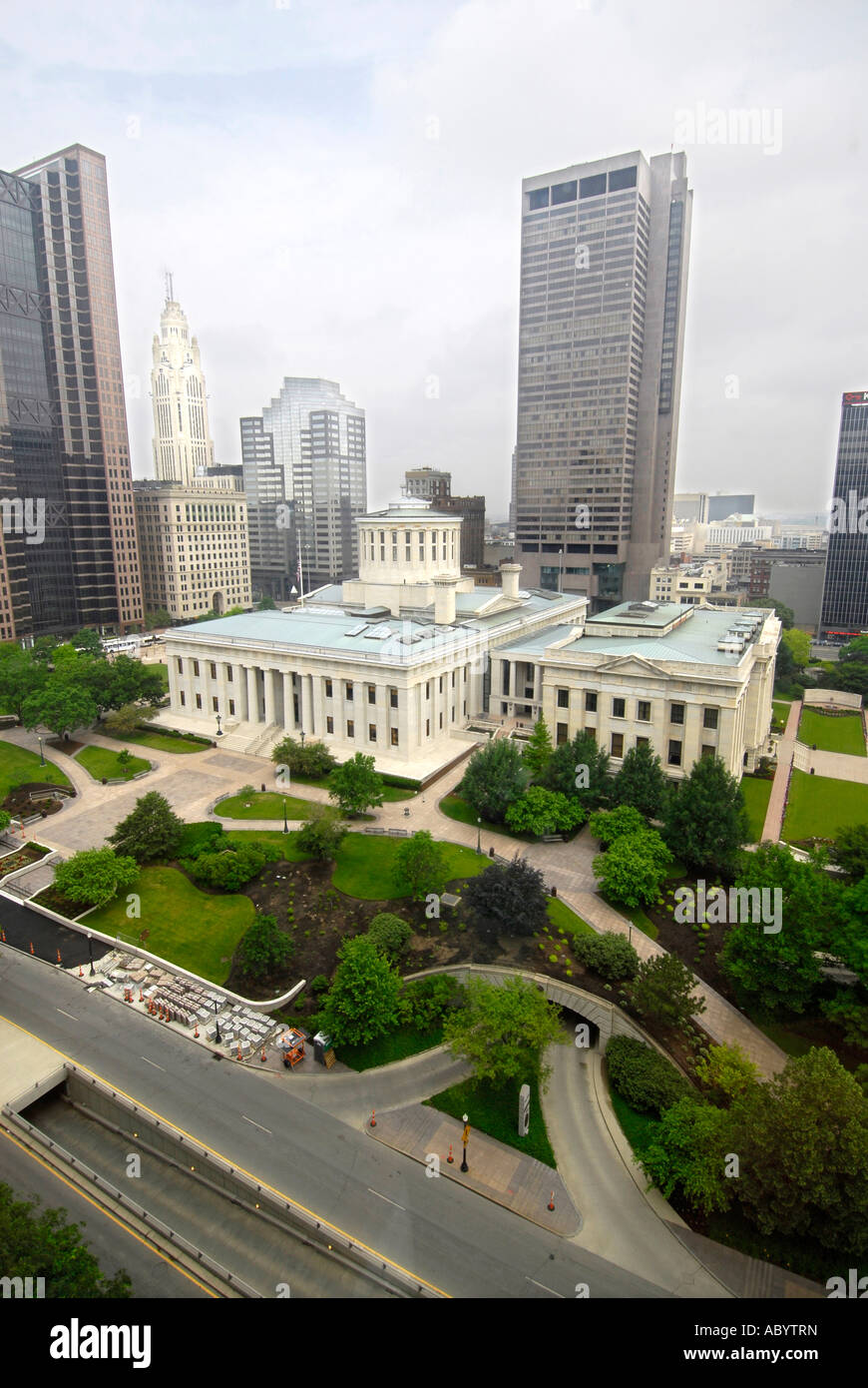 The State Capitol Building at Columbus Ohio OH Stock Photo - Alamy