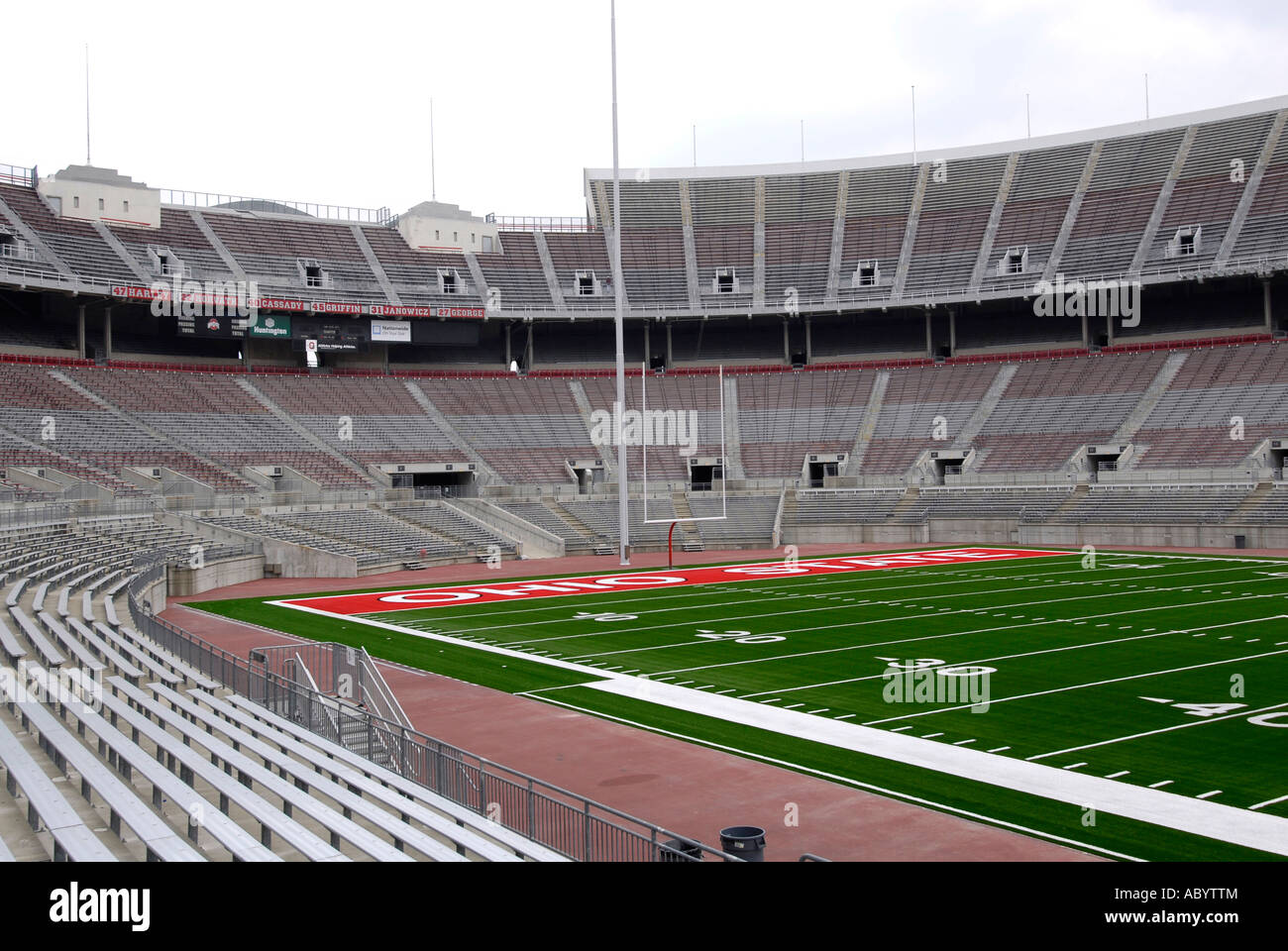Ohio Football Stadium on The Ohio State Buckeyes University Campus at ...