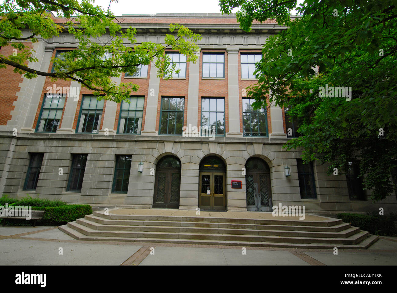 Bricker Hall on the Ohio State Buckeyes University Campus at Columbus ...