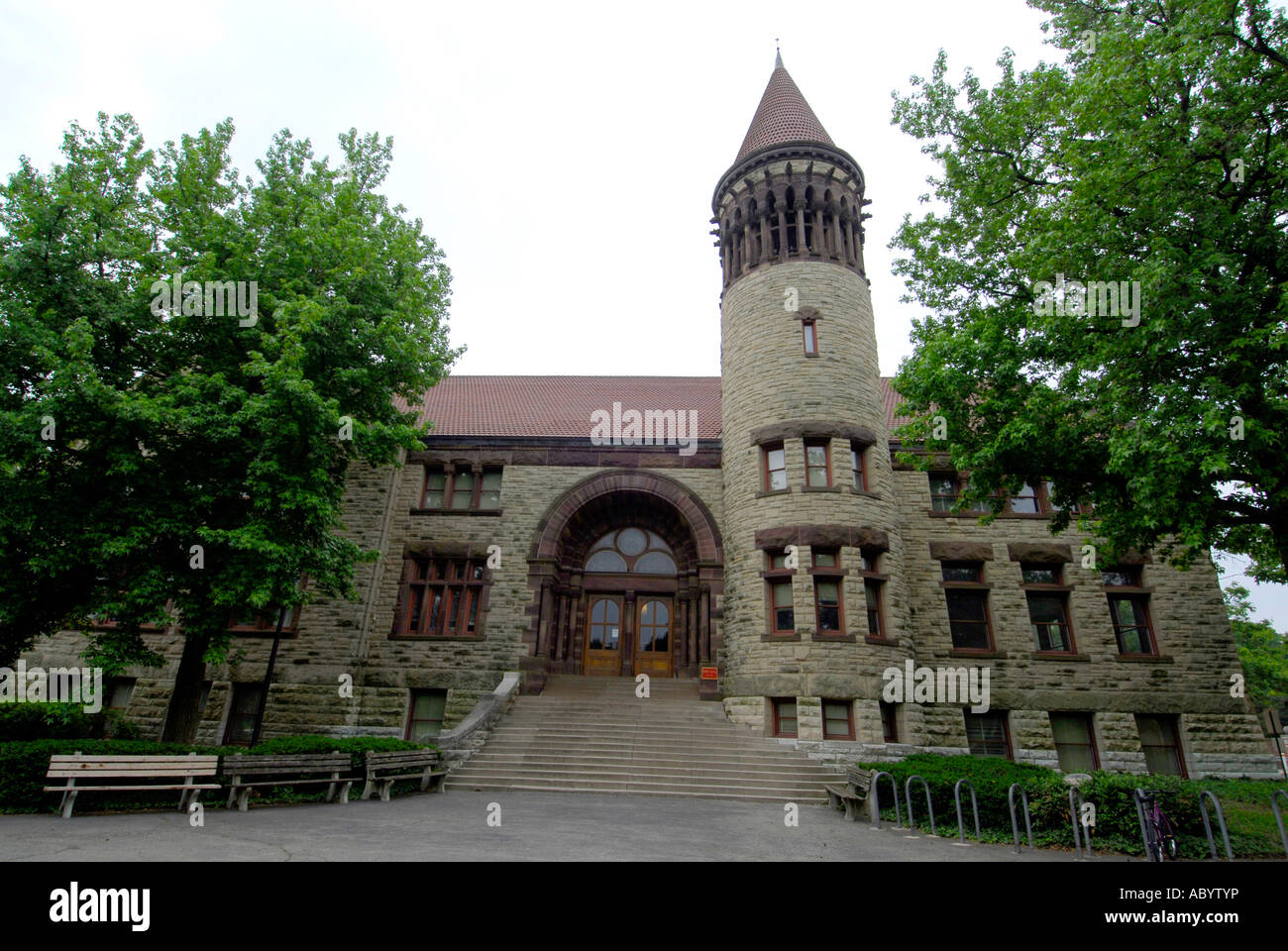 Orton Hall on the Ohio State Buckeyes University Campus at Columbus ...