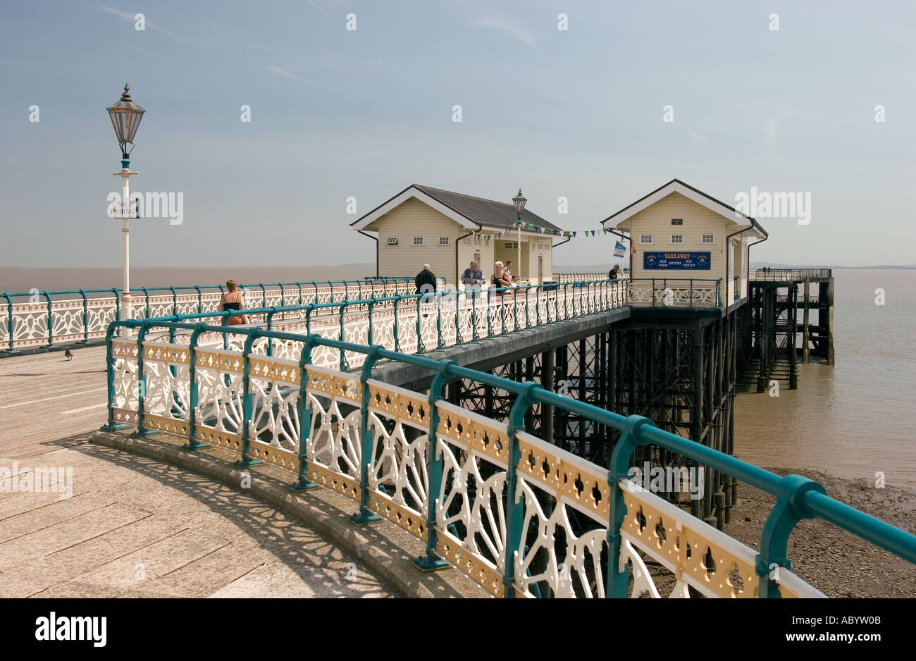 Wales Glamorgan Penarth the pier Stock Photo - Alamy