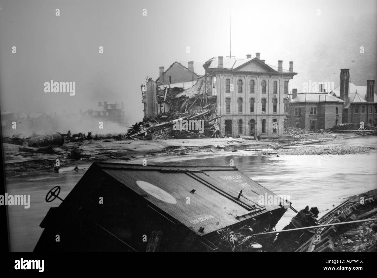 Johnstown Pennsylvania PA was the site of a devastating flood on May 31 ...