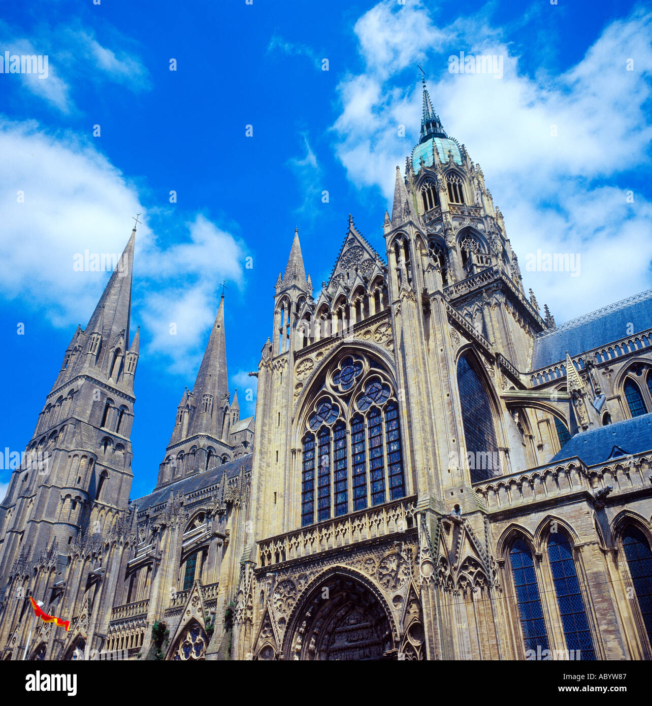 Bayeux Cathedral in Normandy France Stock Photo - Alamy