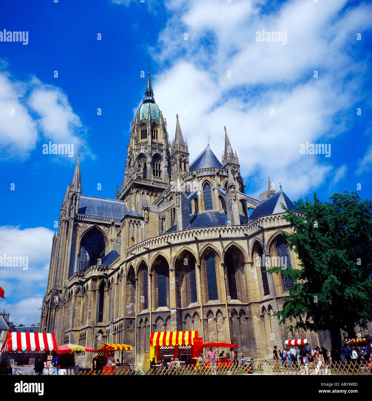 Bayeux Cathedral in Normandy France Stock Photo - Alamy