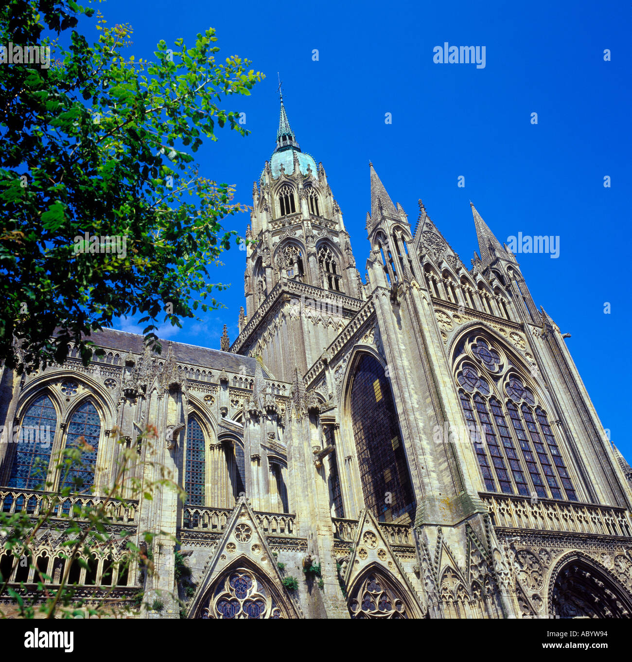 Bayeux Cathedral in Normandy France Stock Photo - Alamy