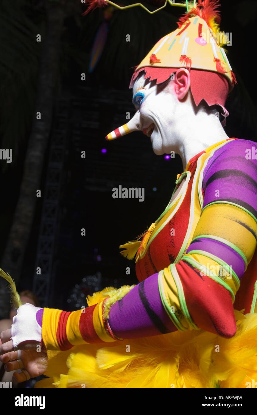 circus clown entertaining audience Stock Photo - Alamy