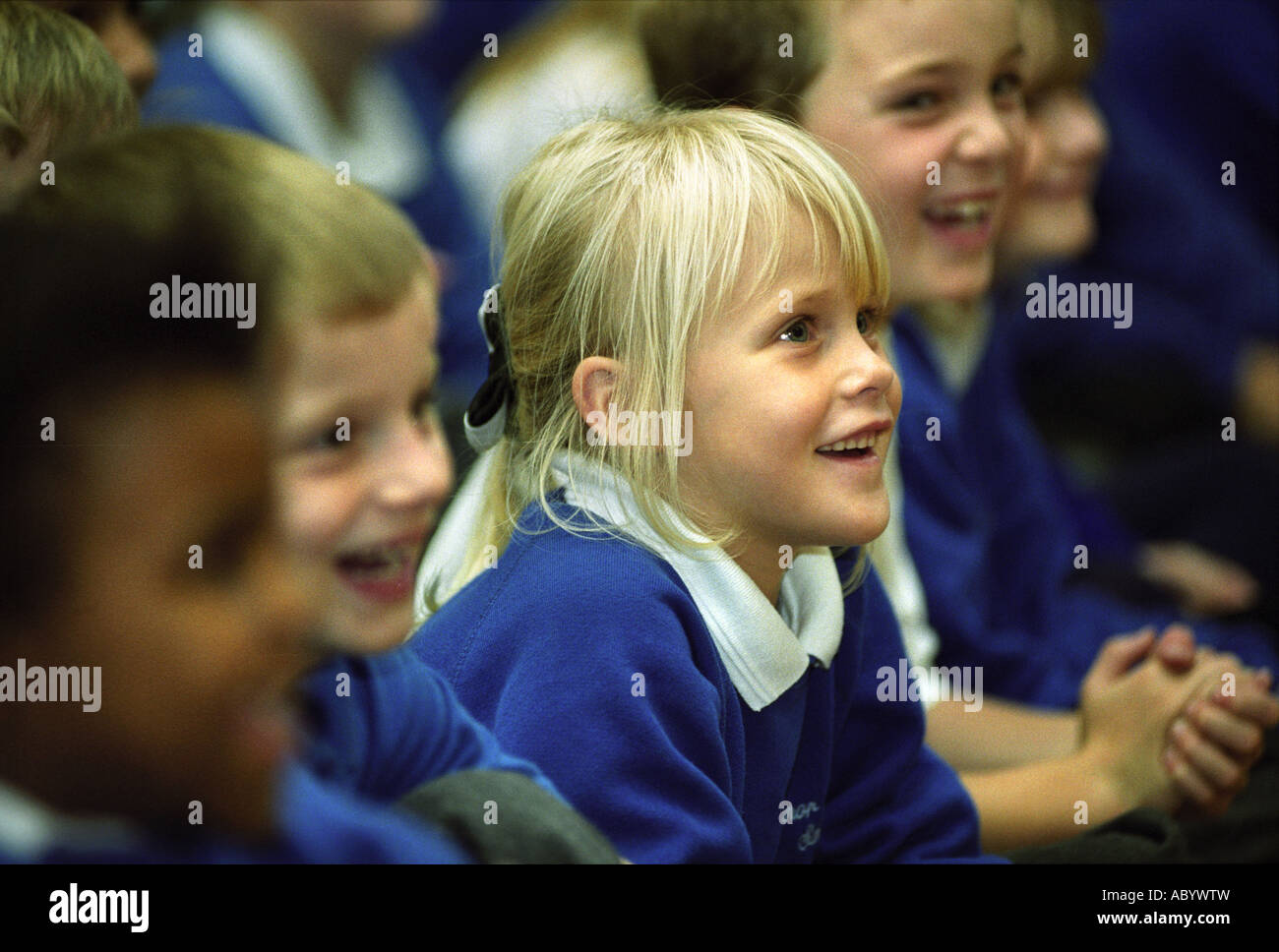 CHILDREN AT MANOR PRIMARY SCHOOL WOLVERHAMPTON UK ENJOYING THE CADBURYS ...