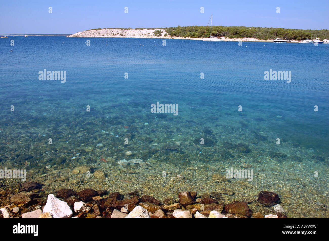 Simuni Pag Island Dalmatia Croatia former ex Yugoslavia Pago Dalmacija ...