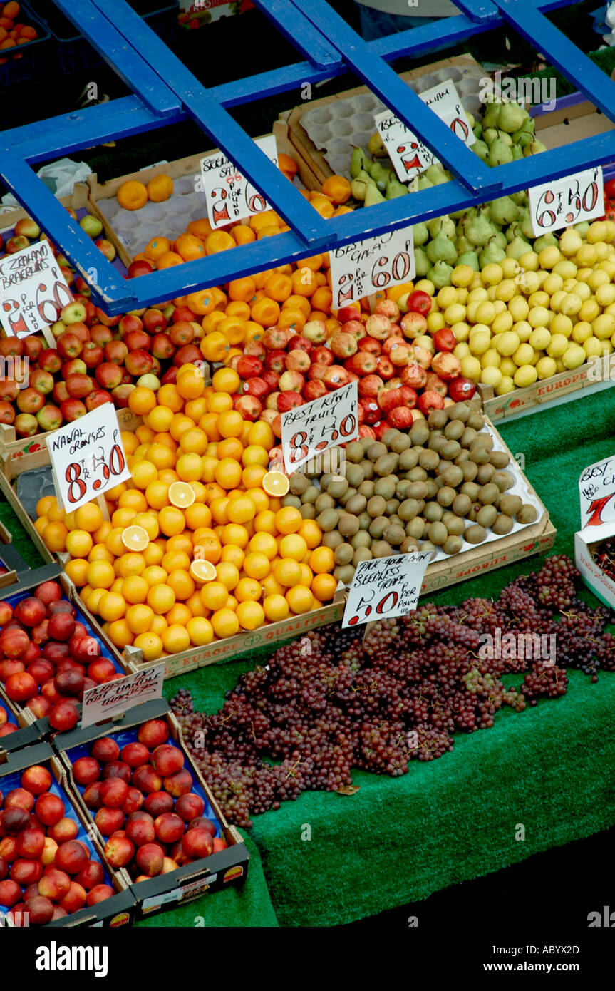 food on sale on market stall market stall fruit vegetable veg street ...