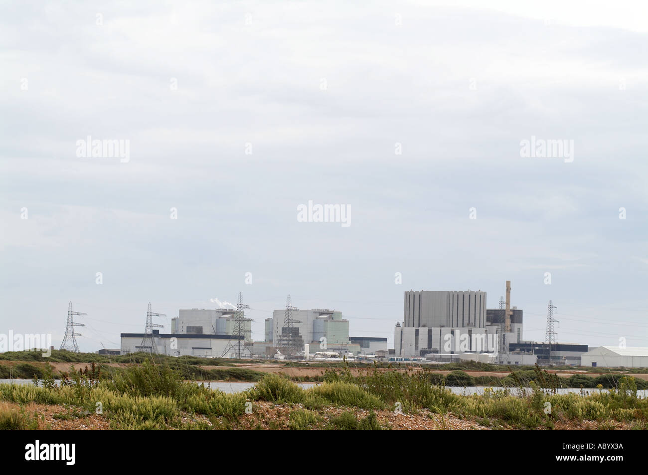 Nuclear power station electricity generator pollution Dungeness pylon ...