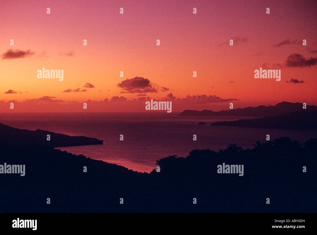 Mayotte comoros islands france sunset Stock Photo - Alamy