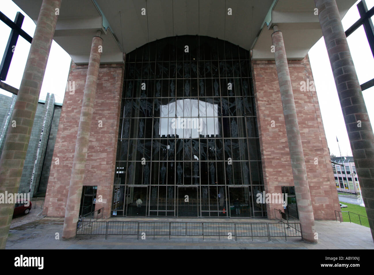 Coventry cathedral angel hi-res stock photography and images - Alamy