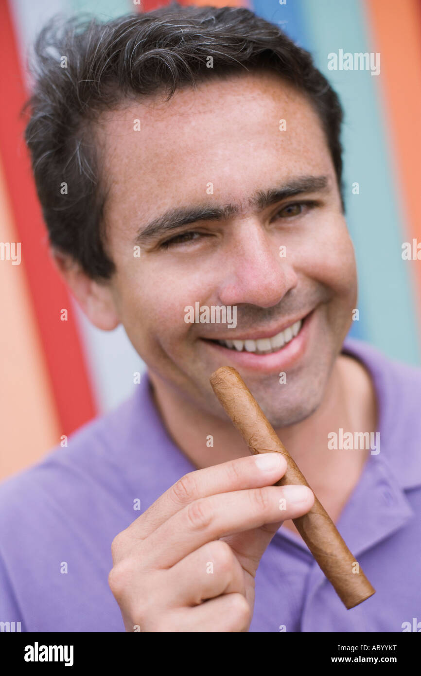 Smoking cigar image hi-res stock photography and images - Alamy