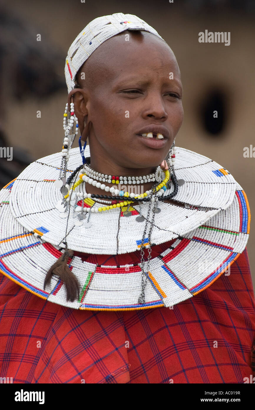 Maasai beaded necklace hi-res stock photography and images - Alamy